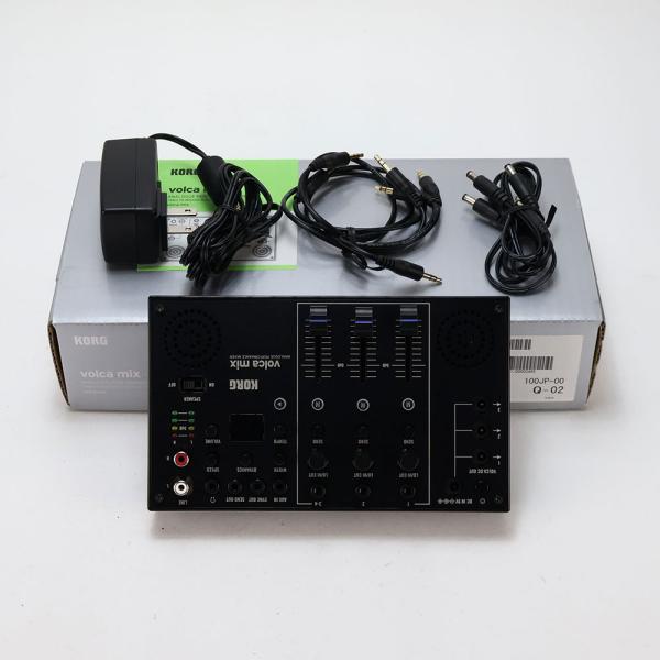 【中古】 KORG volca mix ボルカミックス アナログパフォーマンスミキサー  KORG volca mix の中古品です。  使用感のあるコンディションです。 商品内容：本体・箱・取扱説明書・電源アダプター・DC-DCケーブル ...
