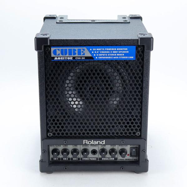 【中古】モニタースピーカー ROLAND CM-30 ポータブルミキシングモニター  ROLAND CM-30 の中古品です。  使用感のあるコンディションです。 商品内容：本体・電源コード  スレやくすみのある中古なりのコンディションです...