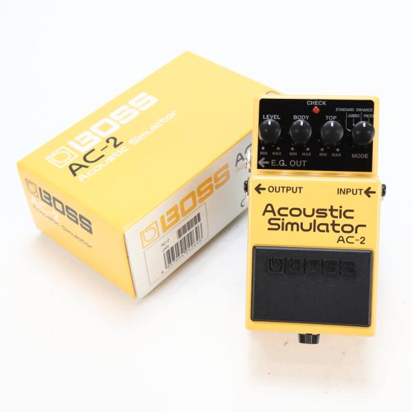 【中古】 アコースティックシミュレーター エフェクター BOSS AC-2 Acoustic Simulator ギターエフェクター  BOSS AC-2 Acoustic Simulator の中古品です。  使用感のあるコンディションで...