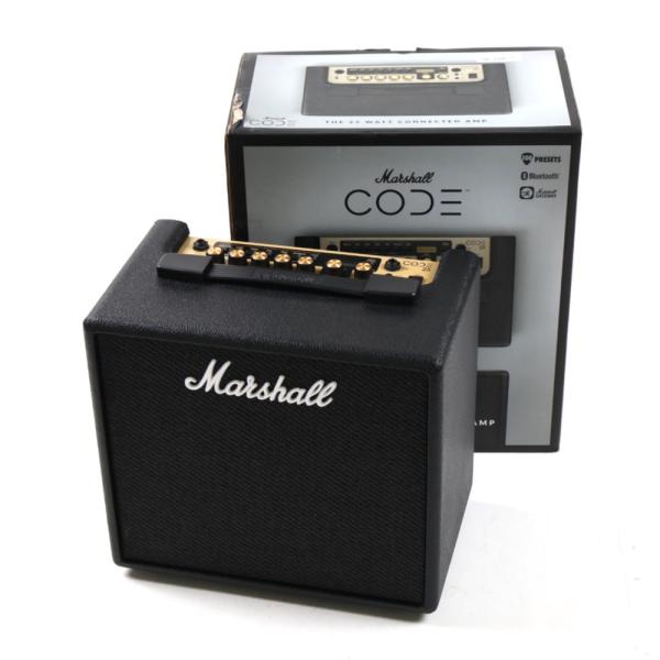 【中古】 マーシャル MARSHALL CODE25 フルモデリング 小型ギターアンプ コンボ  MARSHALL CODE25  の中古品です。  比較的綺麗なコンディションです。 商品内容：本体・箱・電源コード  目立つ大きな傷はなく中...