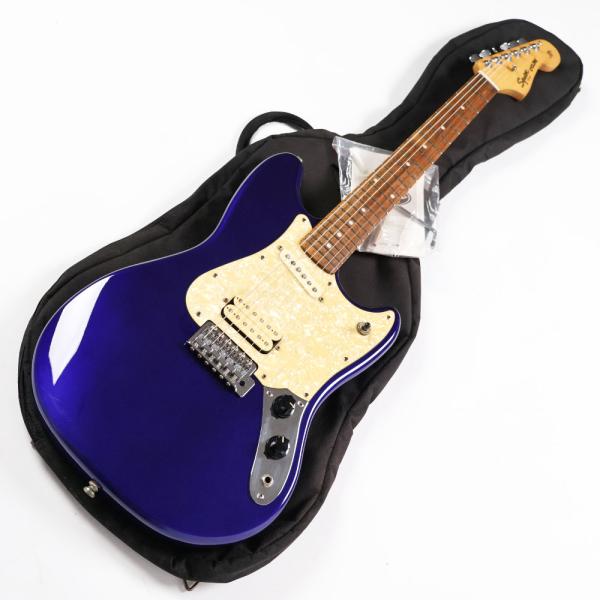 【中古】Squier by Fender スクワイヤー CYCLONE メタリックブルー サイクロン エレキギター  Squier by Fender CYCLONE の中古品です。  使用感のあるコンディションです。 商品内容：本体・ソフ...
