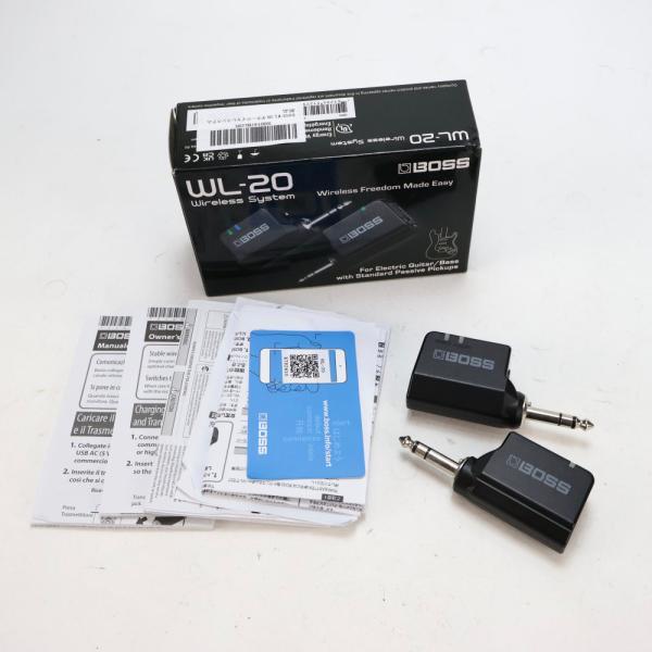 【中古】ギターワイヤレスシステム BOSS WL-20 Wireless System  BOSS WL-20 Wireless System の中古品です。  使用感のあるコンディションです。 商品内容：本体・箱・取扱説明書  若干の傷や...