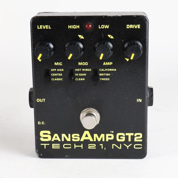 【中古】 TECH21 SansAmp GT2 アンプシミュレーター ギターエフェクター  TECH21 SansAmp GT2 の中古品です。  使用感のあるコンディションです。 商品内容：本体のみ  底面、側面、角などに塗装剥がれがあり...