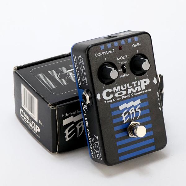 【中古】コンプレッサー エフェクター EBS MULTI COMP BLACK LABEL ベースエフェクター 旧型 マルチコンプ 2ノブ  EBS MULTI COMP BLACK LABEL の中古品です。  比較的綺麗なコンディション...