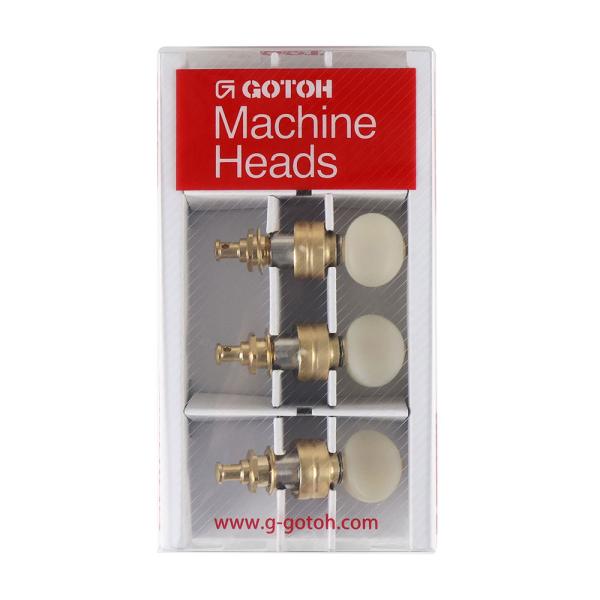 ゴトー GOTOH UPT-UBN-GG ウクレレ用ペグ ゴールド ギアペグ  ※パーツの取り扱いには、相応の技術と知識が必要になります。自己責任にて、取り扱い可能な方のみ、ご検討下さい。個人的に取り付け時に起った、楽器及びパーツの破損・損...