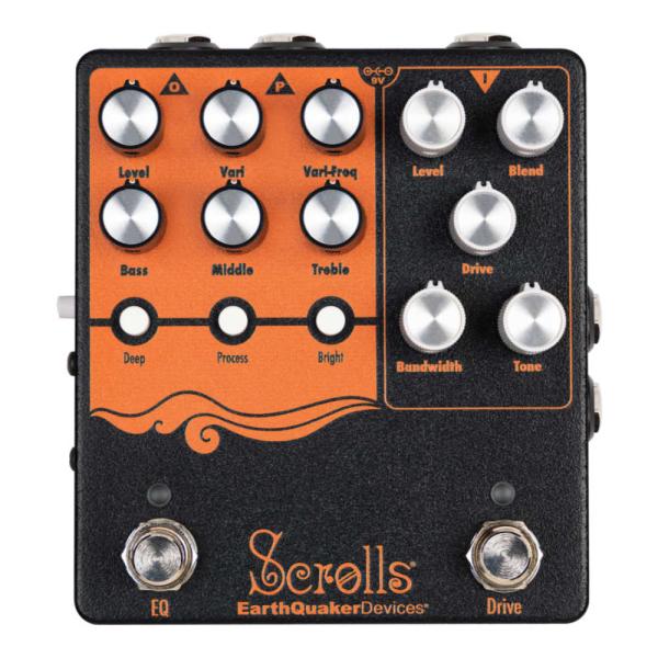 EarthQuaker Devices アースクエイカーデバイセス EQD Scrolls 中尾憲太郎シグネチャーベースプリアンプ  スクロールスは今まで歴史上耳することができたどんなエレクトリックベースサウンドも再現できるベースプリアンプ...