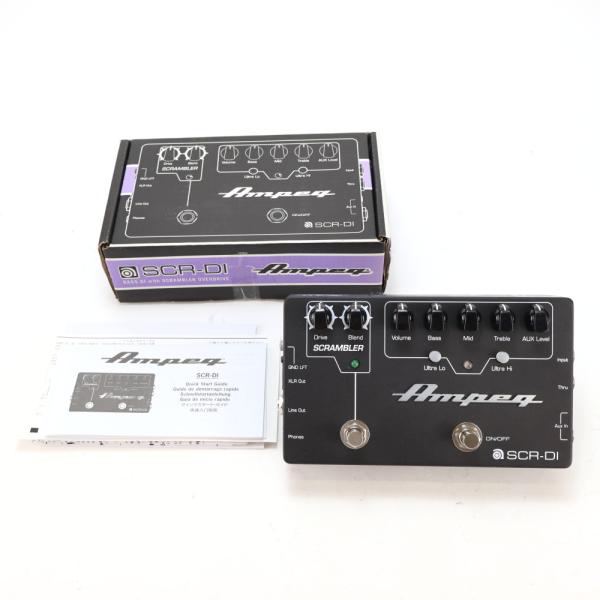【中古】 Ampeg SCR-DI ベース用DI アンペグ ベースプリアンプ DI  Ampeg SCR-DI の中古品です。  使用感のあるコンディションです。 商品内容：本体・箱・クイックスタートガイド（多言語）  Ampeg SCR-...
