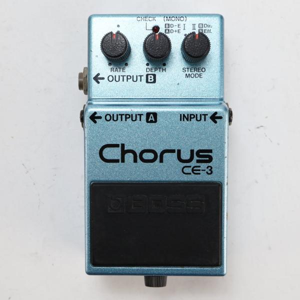 【中古】 コーラス エフェクター BOSS CE-3 Chorus Made in JAPAN ギターエフェクター  BOSS CE-3 Chorus の中古品です。  中古なりのコンディションです。 商品内容：本体のみ  BOSS CE-...