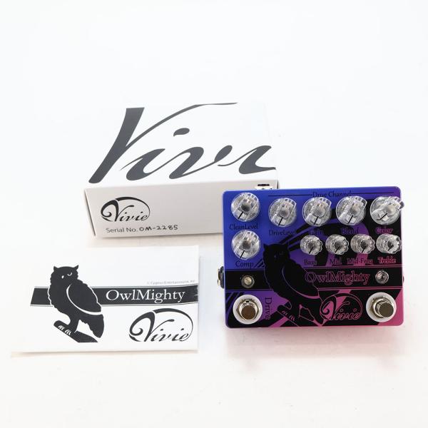 【中古】 ベースプリアンプエフェクター Vivie OwlMighty Bass Preamp ヴィヴィ  Vivie OwlMighty Bass Preamp の中古品です。  比較的綺麗なコンディションです。 商品内容：本体・箱・取扱...