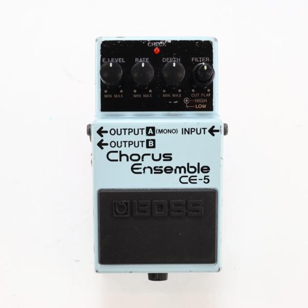 【中古】コーラスアンサンブル エフェクター BOSS CE-5 Chorus Ensemble ギターエフェクター  BOSS CE-5 Chorus Ensemble の中古品です。  使用感のあるコンディションです。 商品内容：本体のみ...