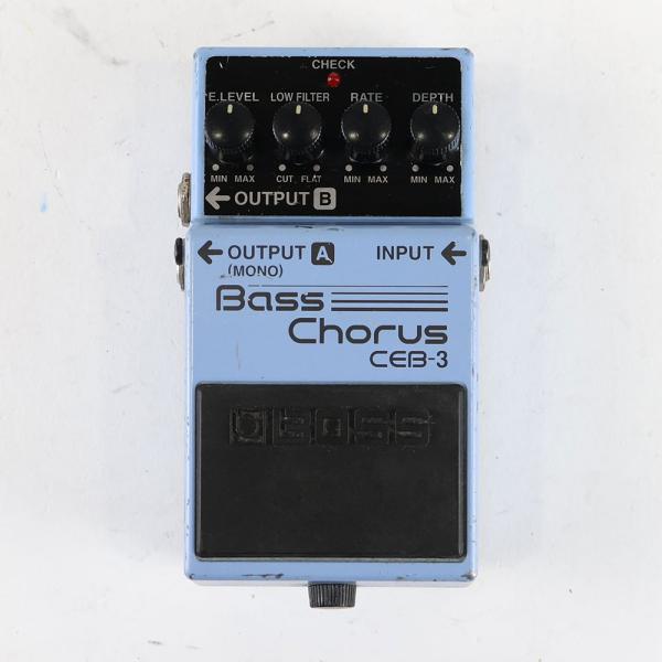 【中古】 ベースコーラス エフェクター BOSS CEB-3 Bass Chorus ベースエフェクター  BOSS CEB-3 Bass Chorus の中古品です。  使用感のあるコンディションです。 商品内容：本体のみ  小傷、塗装剥...