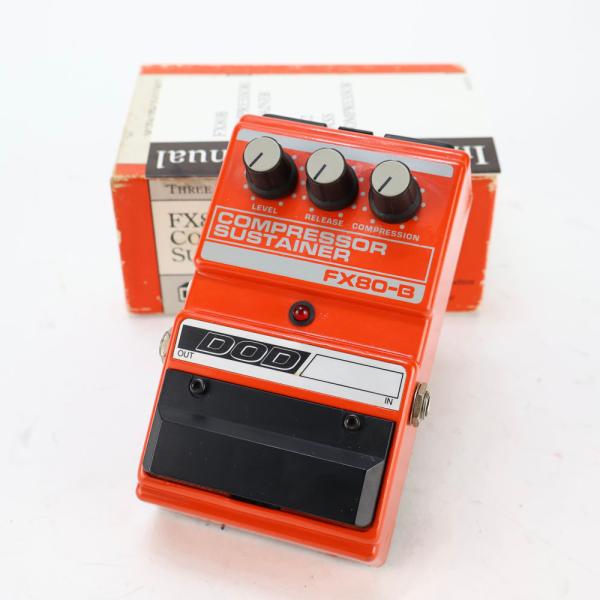 【中古】 エフェクター DOD FX80B COMPRESSOR SUSTAINER コンプレッサー FX80-B USA製  DOD FX80B COMPRESSOR SUSTAINER の中古品です。  使用感のあるコンディションです。...