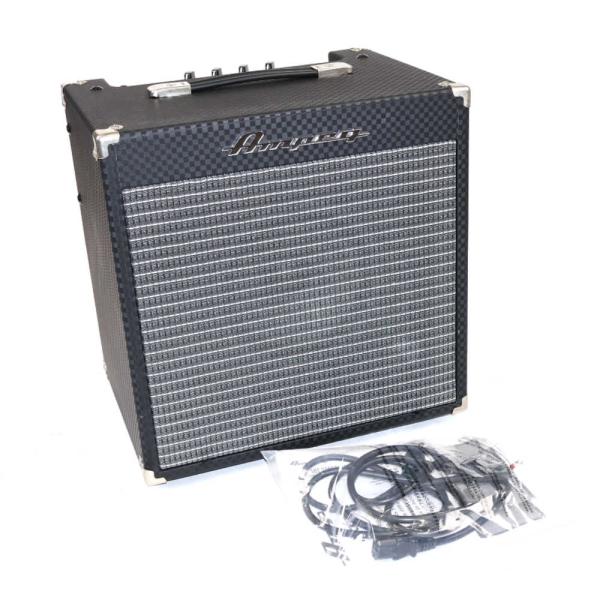 【中古】 Ampeg RB-108 ベースアンプ コンボ  Ampeg RB-108 の中古品です。  使用感のあるコンディションです。 商品内容：本体・取扱説明書・電源コード  金属パーツの曇りがあります。 現在の所、ガリもなく動作に問題...