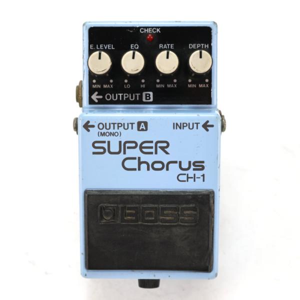 【中古】スーパーコーラス エフェクター BOSS CH-1 Super Chorus ギターエフェクター コーラス  BOSS CH-1 Super Chorus の中古品です。  使用感のあるコンディションです。 商品内容：本体のみ  全...