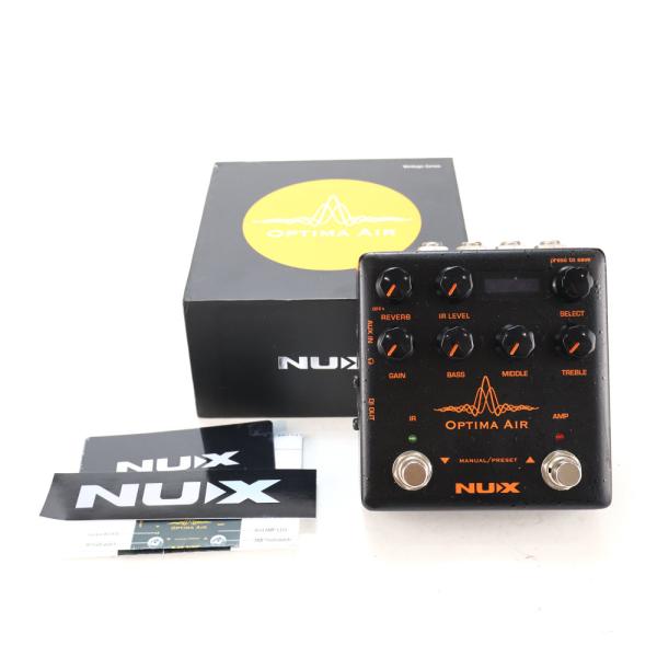 【中古】 プリアンプ付 アコースティックギターシミュレーター NUX NAI-5 Optima Air   NUX NAI-5 Optima Air  の中古品です。  比較的綺麗なコンディションです。 商品内容：本体・箱・取扱説明書  目...