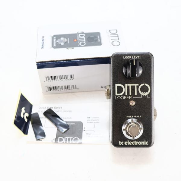 【中古】 ルーパー エフェクター tc electronic Ditto Looper ルーパー  tc electronic Ditto Looper の中古品です。  使用感のあるコンディションです。 商品内容：本体・箱・取扱説明書（英...