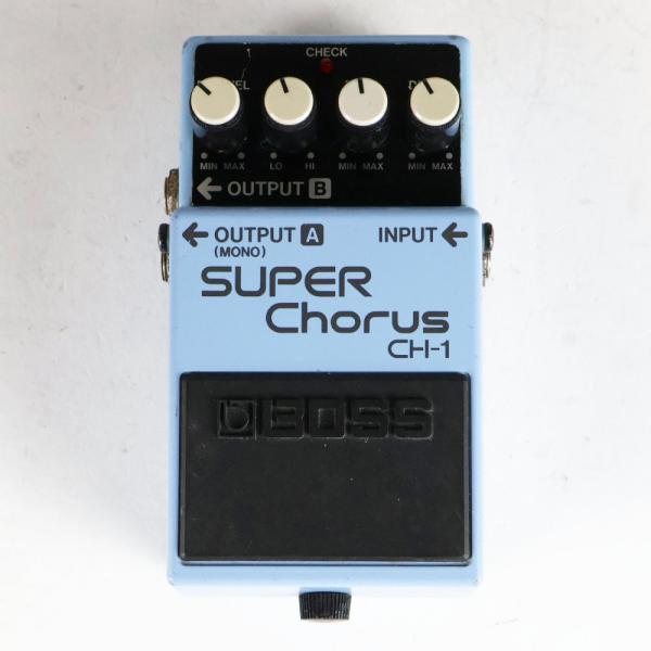 【中古】スーパーコーラス エフェクター BOSS CH-1 Super Chorus ギターエフェクター コーラス  BOSS CH-1 Super Chorus の中古品です。  使用感のあるコンディションです。 商品内容：本体のみ  傷...