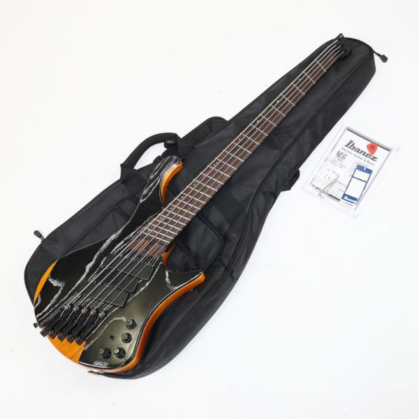 【中古】 エレキベース 5弦ベース Ibanez EHB1135MS SKL（Silver Wave Black Low Gloss） 2024年製 5弦 マルチスケールベース  Ibanez EHB1135MS SKL の中古品です。  ...