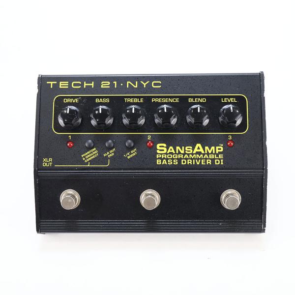 【中古】 ベース用プリアンプ TECH21 SansAmp PBDR PROGRAMMABLE BASS DRIVER DI ベース用プリアンプ エフェクター  TECH21 SansAmp PBDR PROGRAMMABLE BASS D...