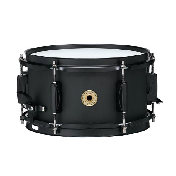 TAMA タマ BST1055MBK スネアドラム  METALWORKS SNARE DRUMはスティールシェルならではのパワフルなサウンドと優れたコスト・パフォーマンスを実現したシリーズです。 シェルからパーツまでマット・ブラックの見た...