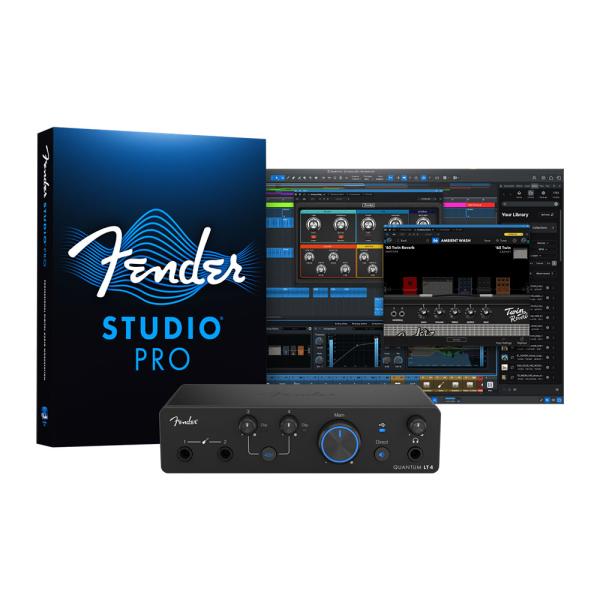Fender Quantum LT 4は、2基のMAX-HDマイクプリアンプを搭載し、デュオ編成やアンサンブル、より柔軟な制作環境を求めるクリエイターの創造性を大きく広げるオーディオイネターフェイスです。