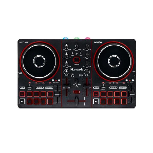 Numark Party Mix III DJコントローラー  内蔵ライトショー搭載 DJコントローラー  この10年間、Party Mix は世界中のこれから DJ を始めるユーザーがミックスの楽しさを発見し、本格的な DJ スキルを身に...
