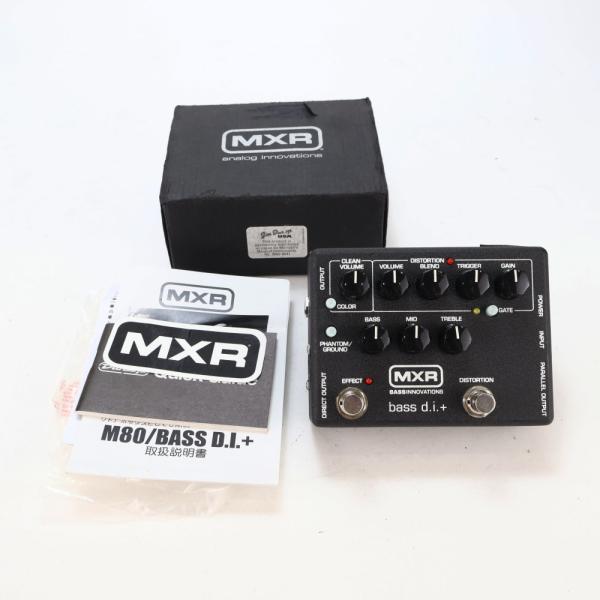 【中古】 ベース用ダイレクトボックス MXR M80 Bass D.I.＋ ベースディストーション ベースエフェクター  MXR M80 Bass D.I.＋ の中古品です。  使用感のあるコンディションです。 商品内容：本体・箱  裏面に...