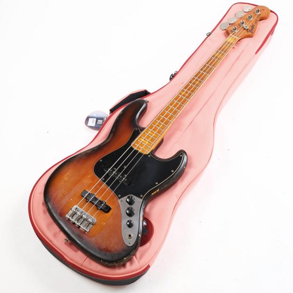 【中古】 Fender USA フェンダー Jazz Bass SunBurst 1974年製 ジャズベース ブロックインレイ 4点止めネック エレキベース  Fender USA Jazz Bass SunBurst 1974年製 の中古...