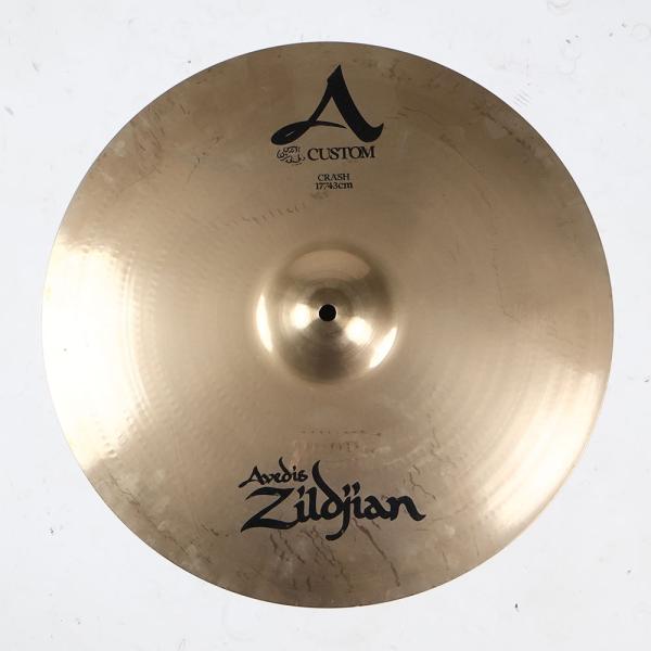 【中古】クラッシュシンバル ジルジャン ZILDJIAN A CUSTOM CRASH 17インチ  ZILDJIAN A CUSTOM CRASH 17インチ の中古品です。  使用感のあるコンディションです。 商品内容：本体のみ  シン...