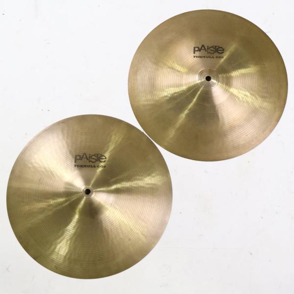 【中古】 ハイハットシンバル パイステ PAISTE Formula 602 14インチ ペア 1970s ビンテージシンバル  PAISTE Formula 602 14インチ ペア の中古品です。  使用感のあるコンディションです。 商...