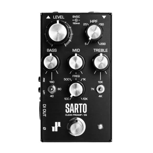 Jad Freer Audio ジャドフリーアオーディオ SARTO Clean Preamp EQ DI クリーン専用ペダル  CAPO の原音に忠実かつ豊かなクリーンプリアンプにフォーカスし、より緻密なトーンシェイピングを可能にしたクリ...