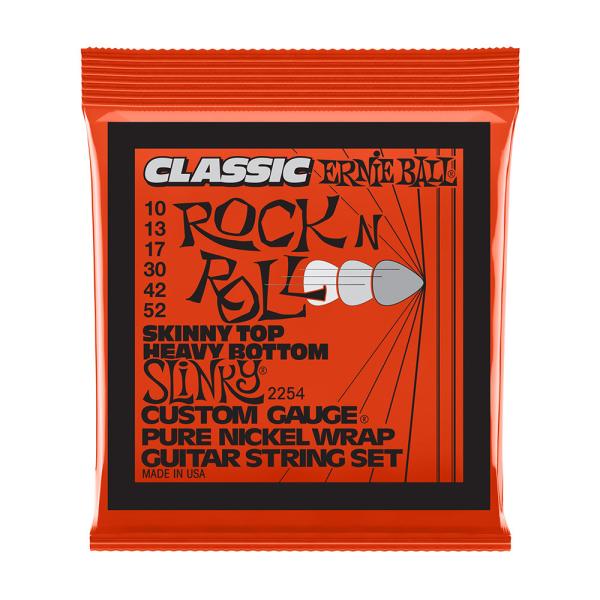 ERNIE BALL 2254 10-52 Skinny Top HEAVY BOTTOM SLINKY CLASSIC ROCK N’ ROLL PURE NICKEL アーニーボール ピュアニッケル  現代の技術で蘇る、60年代のピュア...