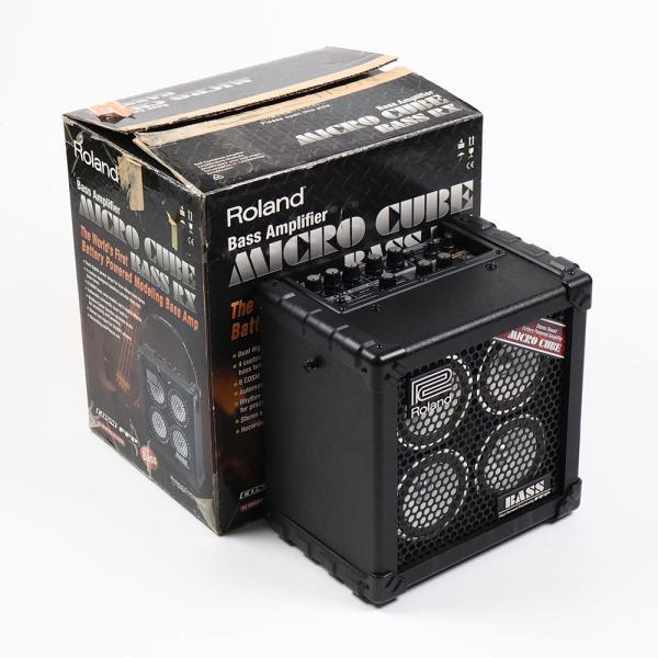 【中古】 ローランド ベースアンプ ROLAND MICRO CUBE BASS RX マイクロキューブベースRX  ROLAND MICRO CUBE BASS RX の中古品です。  使用感のあるコンディションです。 商品内容：本体・電...