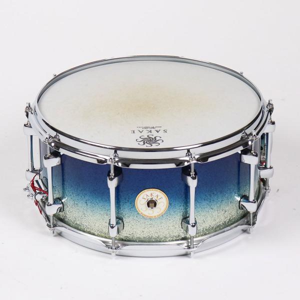 【中古】 スネアドラム サカエ SAKAE SD1465BV Bubinga Shell 14x6.5 ブビンガシェル  SAKAE SD1465BV Bubinga Shell 14x6.5 ブビンガシェル の中古品です。  比較的綺麗な...