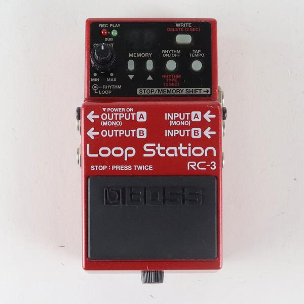 【中古】 BOSS ボス Loop Station RC-3 ルーパー エフェクター  BOSS Loop Station RC-3 の中古品です。  使用感のあるコンディションです。 商品内容：本体のみ  多少の傷やスレ、塗装剥がれがあり...