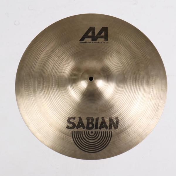 【中古】 クラッシュシンバル セイビアン SABIAN AA MEDIUM CRASH 18インチ  SABIAN AA MEDIUM CRASH 18インチ の中古品です。  中古なりのコンディションです。 商品内容：本体のみ  シンバル...
