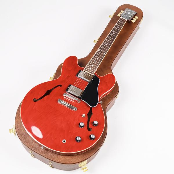 Gibson ギブソン ES-335 Sixties Cherry エレキギター  ※本商品はアウトレット品となっております。 開封痕、外箱の傷み、軽い使用感がございますのでアウトレット品としてご理解頂ける方のみご検討ください。 ヘッド付け...