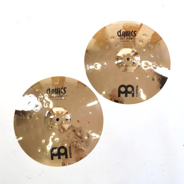 【中古】 MEINL マイネル CC14EMH-B Classics Custom Extreme Metal 14インチ Hihat ハイハット ペア  中古なりのコンディションです。 商品内容：本体のみ  シンバル本体に割れやゆがみはご...