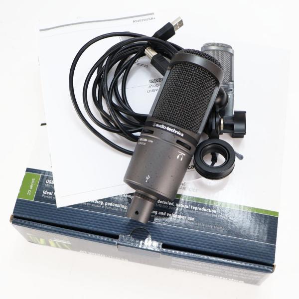 【中古】 コンデンサーマイク USB接続 AUDIO-TECHNICA AT2020USB+ USBマイクロホン オーディオテクニカ  AUDIO-TECHNICA AT2020USB+ の中古品です。  比較的綺麗なコンディションです。 ...