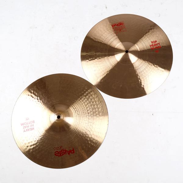 【中古】PAISTE パイステ 2002 Heavy Hi-Hat Top ＆ 3000 Heavy Hi-Hat Bottom 15インチ ハイハットシンバル ペア  PAISTE  2002 Heavy Hi-Hat Top ＆ 300...
