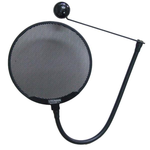 ステッドマン Proscreen XL メタルポップガード です。布地を使うスクリーンのポッピングガードは、録音する際に音の高域が失われます。しかしProscreenでは、高域が失われず原音に忠実な録音ができます。金属スクリーンに\“メタル...