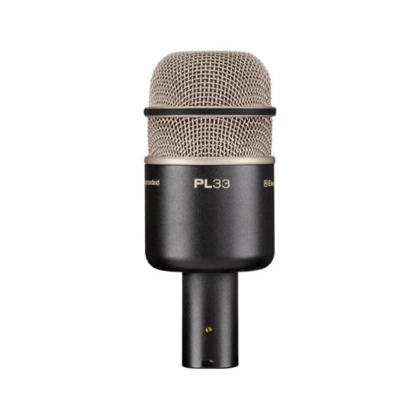 バスドラムやベースアンプをはじめとする低音楽器用にデザインされたPL33は、すばやいレスポンスと力強いサウンドを実現。スーパーカーディオイドを採用したことにより、回り込みの低減も実現しました。エレメント：ダイナミック周波数特性：20-10k...