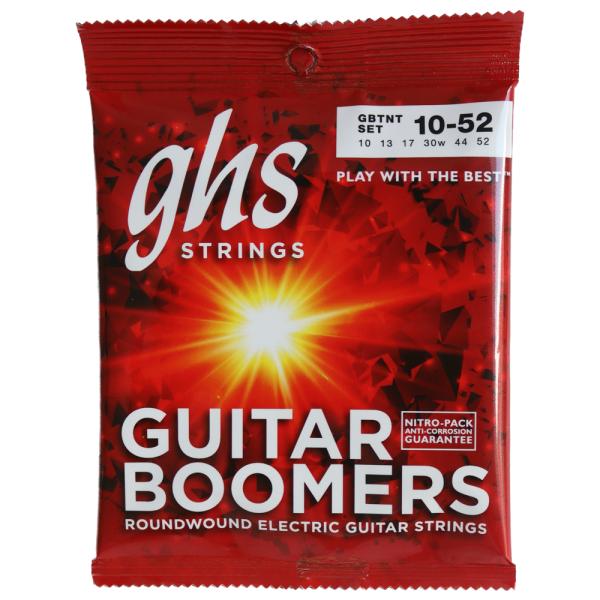 GHS Boomers GBTNT 10-52 エレキギター弦1964年に発売されてからいまやBoomersはGHSのフラグシップとなりました。「パワーストリング」と呼ばれ、その力強いサウンドはあらゆるジャンルのプレーヤーに愛用されています...