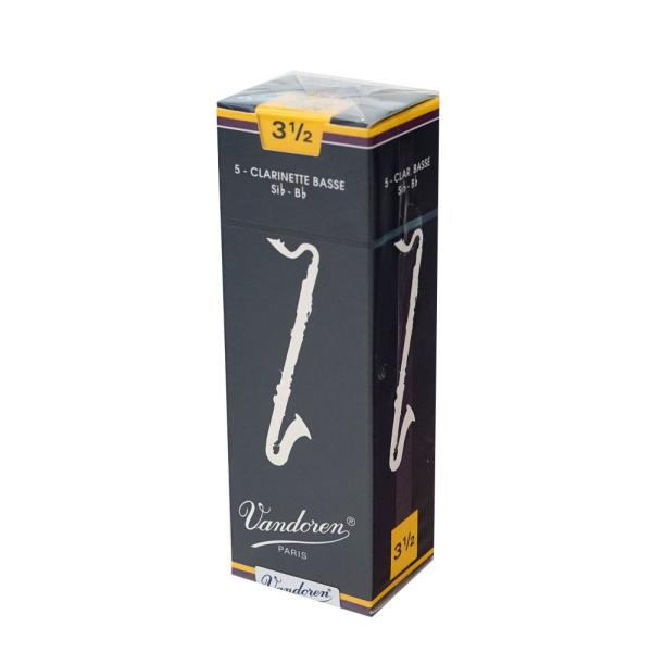 ※商品の性質上、商品の返品・交換はお受け出来ませんのでご了承下さい。バンドレン バスクラリネットリード トラディショナル［3 1/2］です。長年にわたって高い評価を得ている一番幅広く使われているリードで、どんなスタイルの音楽にも合います。主...