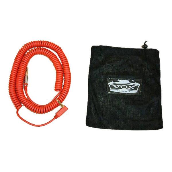 ※長さ表記はカールコードをストレートに引き延ばした場合での長さとなります。カールした状態では表記の長さより短くなりますのでご注意ください。ヴォックス VCC-90/RD ギターケーブルです。VOX VCC-90/RDは、クラシカルなルックス...