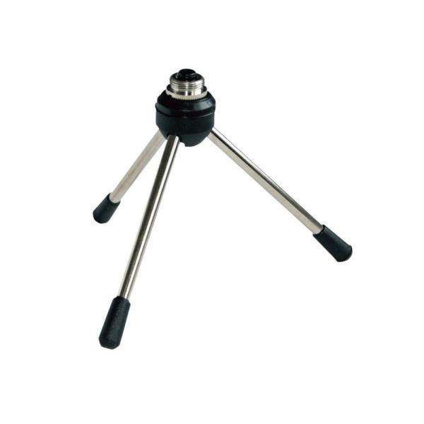 KIKUTANI DS-101 卓上マイクスタンド です。足をたためばポケットにも入る、超コンパクトなマイクスタンドです。※マイクホルダーは別売りです。マイクホルダー取付部ネジ径 5/8"、3/8"