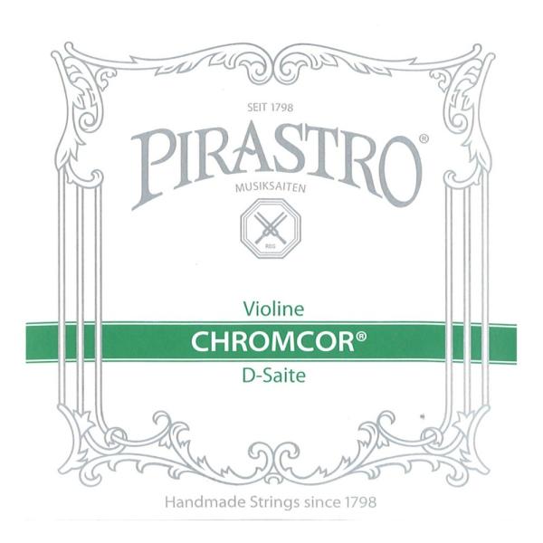 ピラストロ バイオリン 弦 D Chromcor 319320 D線 クロームスチール クロムコア PIRASTRO。スチール製バイオリン弦の定番、ピラストロのクロムコアです。4/4のノーマルサイズバイオリン用、D線になります。豊かで幅のあ...