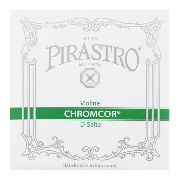 ピラストロ バイオリン 弦 D Chromcor 319380 1/16+1/32 D線 クロムコア PIRASTRO。スチール製バイオリン弦の定番、ピラストロのクロムコアです。