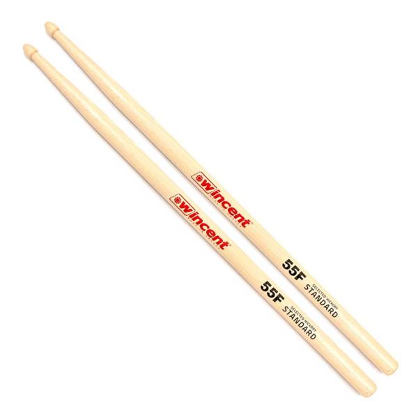 【1ペア】 Wincent ウィンセント W-55F ドラムスティック ヒッコリーウィンセントは、1992年にダン・ニーレンと父のボーによって誕生したスウェーデンのドラムスティックメーカーです。【仕様】・素材：ヒッコリー（Hickory）・...