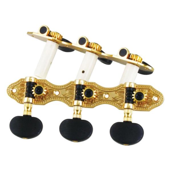 アリア ギターペグ クラシックギター AT-250C クラシックギター用糸巻き ARIA。ARIA AT-250C Tuning machines for Classical Guitarアリアのクラシックギター用糸巻きです。Finish：...